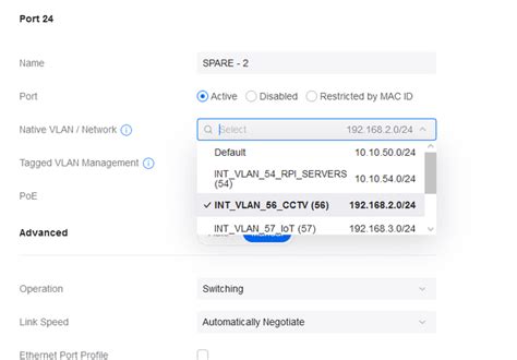 Vlan Not Showing As Expected And As Others Are In Port Manager Runifi