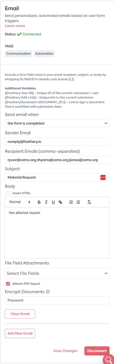 Email Integration Not Working Support Feathery Community