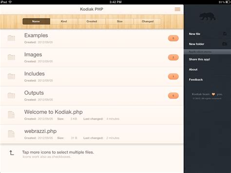 Ipadde Php çalıştıran Kod Editörü Kodiak Php Webrazzi