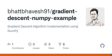 Gradient Descent Numpy Examplegradient Descent Numpy Notebookipynb At