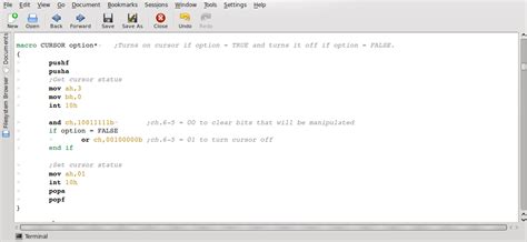 flat assembler syntax highlighting for kate text editor