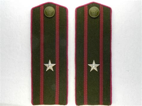 Погоны полевые офицерского состава, ПЕХОТА, Майор, образец 1943 года