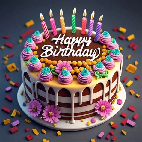 Pin By Christine Lembo On Happy Birthday Happy Birthday Cakes Happy