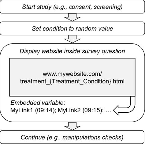 Illustrative Survey Flow On The Survey Platform With Qbutterfly