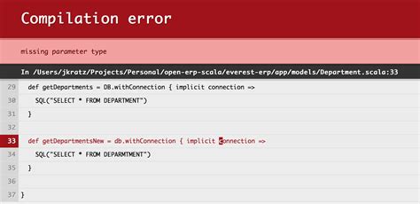 Scala Play Framework Anorm Withconnection Error Stack Overflow