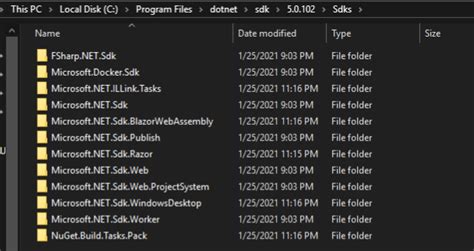 The SDK Microsoft NET Sdk BlazorWebAssembly Specified Could Not Be Found Issue