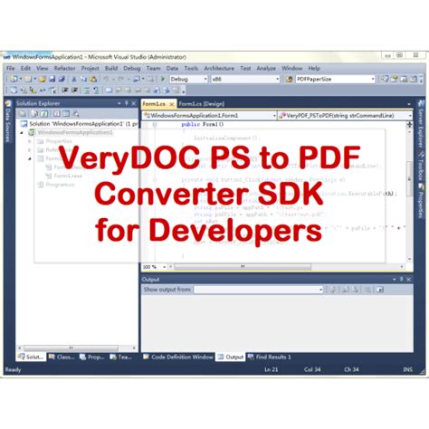 PS To PDF Converter SDK Is Library SDK For Developers To Convert From PostScript PS And EPS