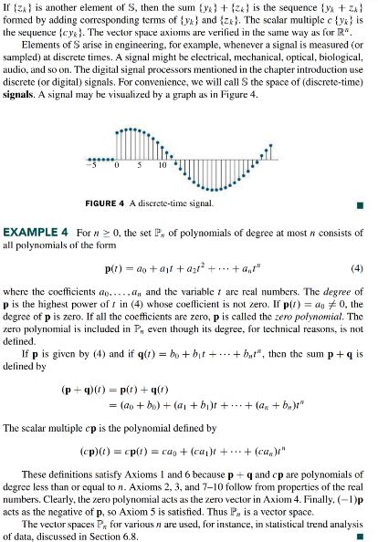 Solved Read The Examples Of Vector Spaces In Section 4 1 ﻿in