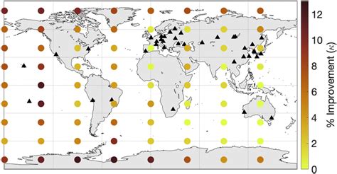 Relative Improvement In The Median Condition Number κ Of The Normal
