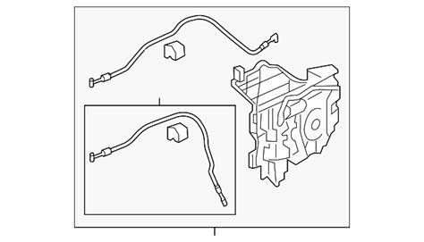 72610 Shj A22 Latch Assembly R Slide Door Power 2005 2010 Honda