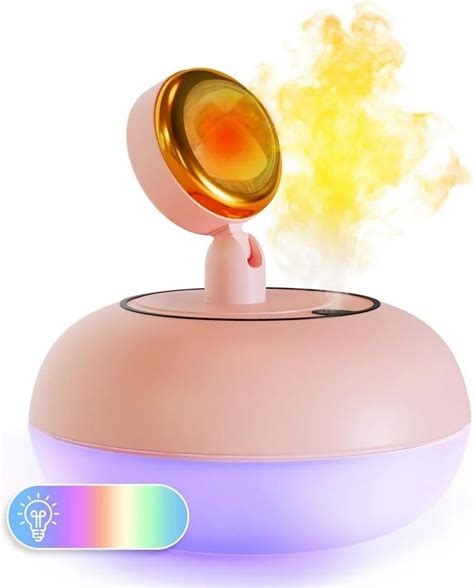 Plastic Sunset Aroma Diffuser Ultrasonic Sunset Light Multicolor At Rs