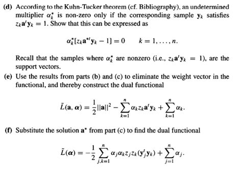 This Problem Asks You To Follow The Kuhn Tucker
