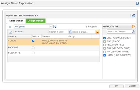 Set Up A Configurable Product Structure And Assign Expressions