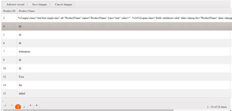 Asp Net Mvc 4 How To Fix Grid View Stack Overflow
