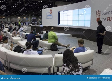 Microsoft Teched Conference 2012 Editorial Stock Image Image Of Show Technology 25863099