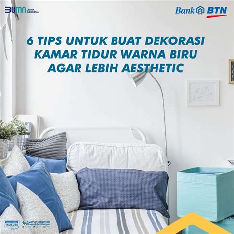 Tips Dekorasi Kamar Tidur Warna Biru Agar Lebih Aesthetic
