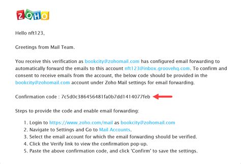 How To Forward Email From Zoho