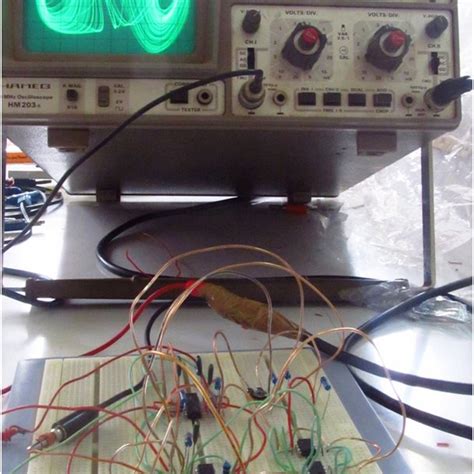 Electronic Circuit Realizations And Oscilloscope Outputs Of System 2 4 Download Scientific