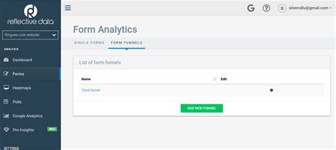 Creating A Form Funnel Reflective Data