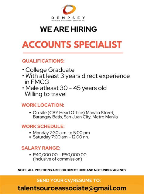 Job Hiring Philippines Sourcing Associate