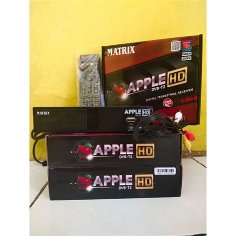 Jual Stb Set Top Box Matrix Apple Merah Matrix Garuda Matrix Apple