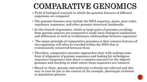 Structural Genomics Functional Genomics Comparative Genomics Pptx