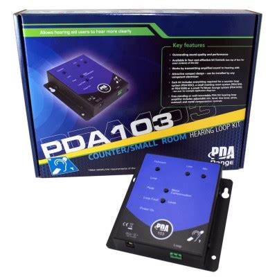 C Tec PDA103C Wall Mounting Counter Hearing Loop Kit 1 2m2