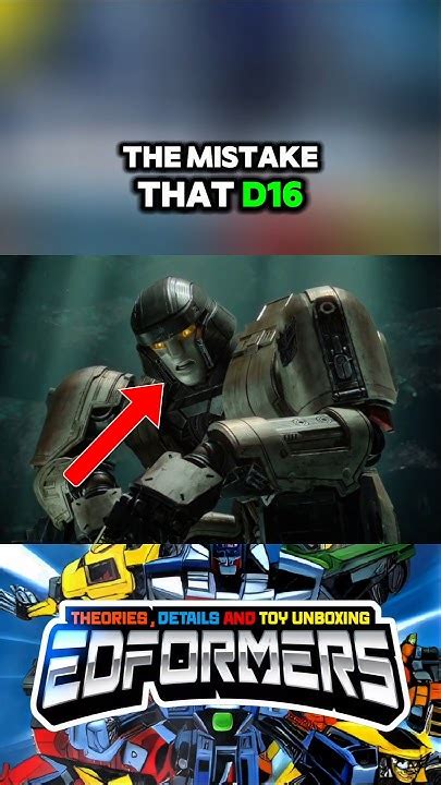 The huge mistake that D16 made in Transformers One! #edformers #transformers #tidal - YouTube
