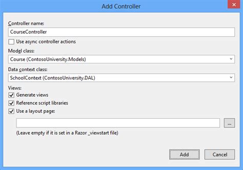 Addcontrollerdialogboxforcoursecontroller