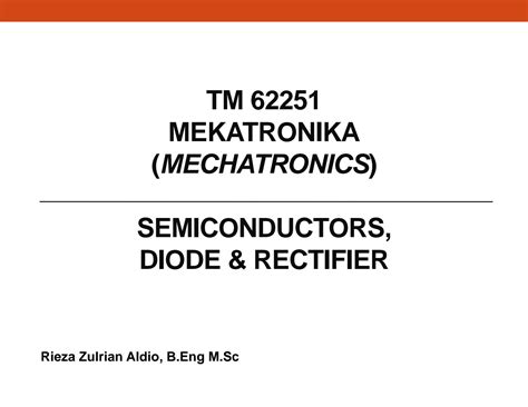 Solution Lecture 2 Semiconductor Diode Rectifier Studypool