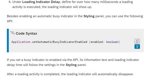Busy Indicator Using Apis Sap Community