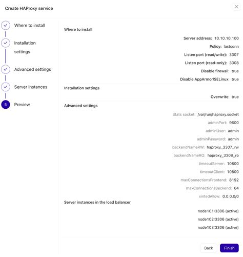 User Guide Deployment Create Load Balancer Clustercontrol Documentation