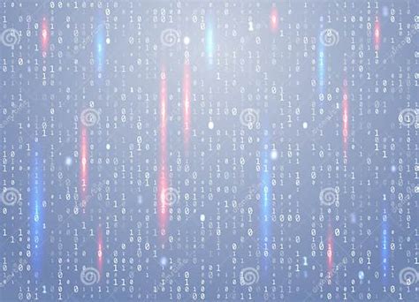 Vector Binary Code Background With Highlight An Important Element Error Software Vulnerability