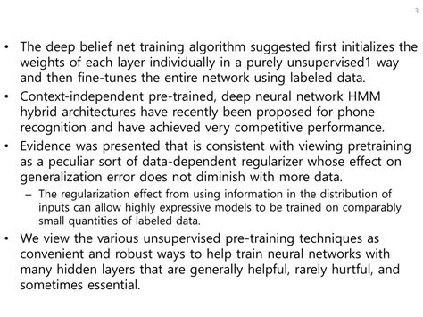 PPT Context Dependent Pre Trained Deep Neural Networks For Large Vocabulary Speech Recognition
