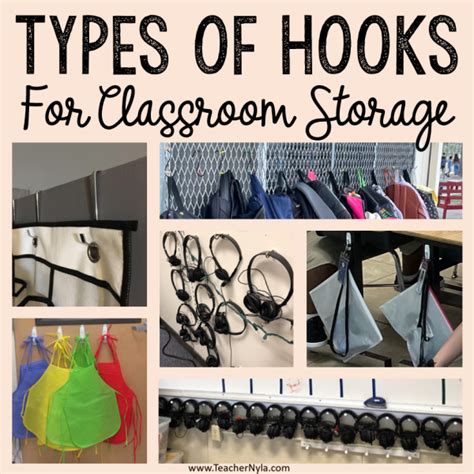 Types Of Hooks For Classroom Storage Nylas Crafty Teaching
