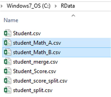 How To Merge And Split CSV Files Using R In SQL Server 2016