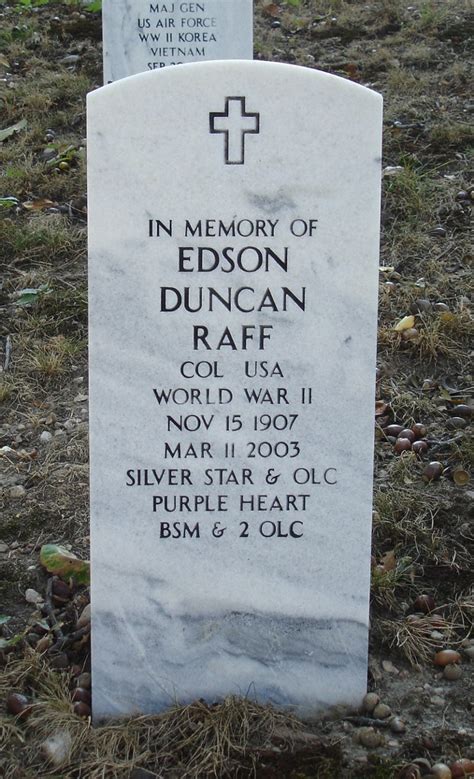 Colonel Edson Duncan Raff 1907 2003 Find A Grave Memorial