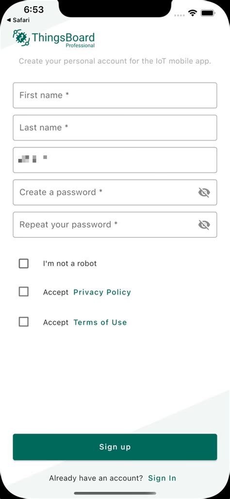 Thingsboard Pe Mobile Application Thingsboard