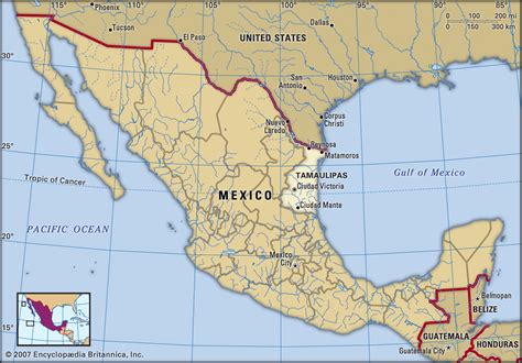 Map With Tamaulipas Logo