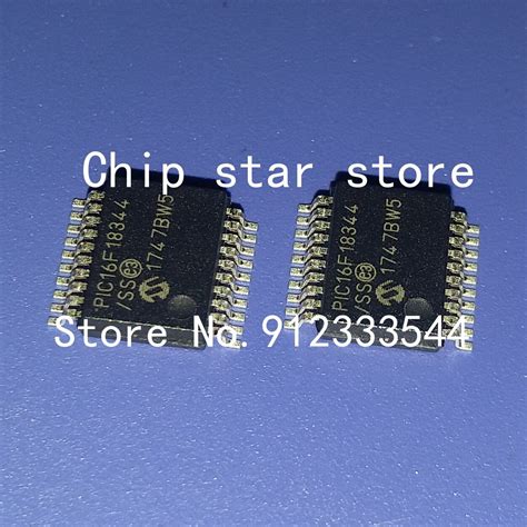 5 100pcs Pic16f18344 E Ss Pic16f18344t E Ss Pic16f18344 Ssop20 8bit