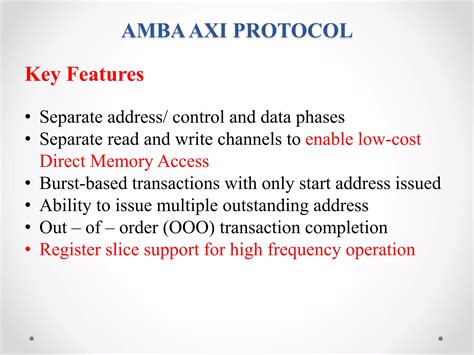 Amba Axi PPTX Computer Networking Computing