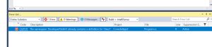 C Error CS The Namespace Namespace Already Contains A Definition For Type