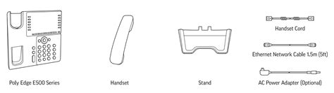 Poly Edge E500 Series Ip Desk Phone User Guide