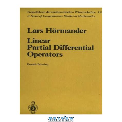 دانلود کتاب Linear Partial Differential Operators بلیان