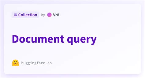 Document Query A Vr8 Collection