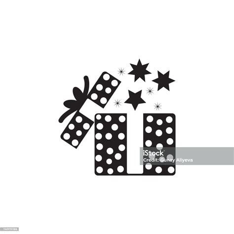 상자 기호 아이콘을 표시 합니다 크리스마스 또는 새 해 요소입니다 프리미엄 품질의 그래픽 디자인 징후 개요 기호 컬렉션 웹 사이트 웹 디자인 모바일 앱에 대 한 간단한