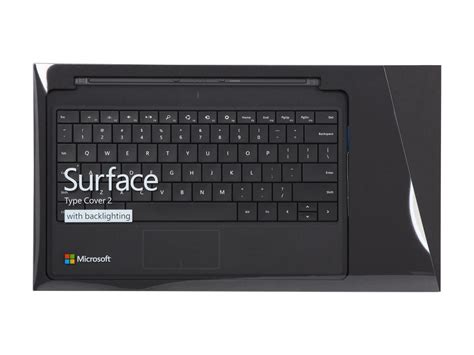 Microsoft Charcoal Surface Type Cover 2 Keyboard For Surface 2 Surface Pro Surface Pro 2