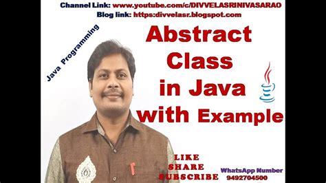 Abstract Classes In Javawith Example Program Abstract Class