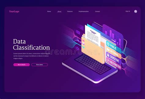 Data Classification Icon Simple Element Illustration Isolated Trendy Filled Data