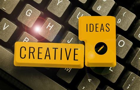 Conceptual Caption Creative Ideas Word Written On Unique Strategy For